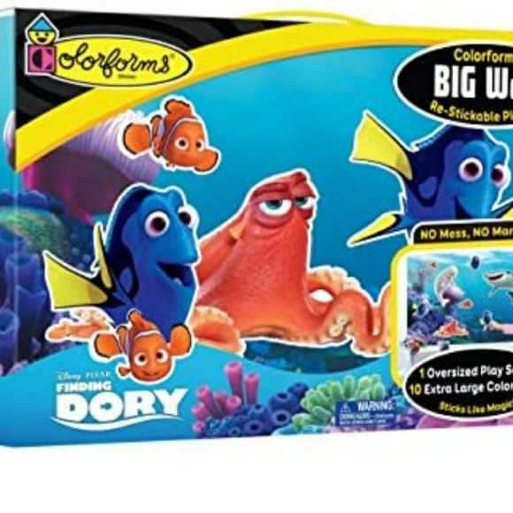 colorform | Toys | Colorforms Brand Finding Dory Big Wall Playset Toy ...